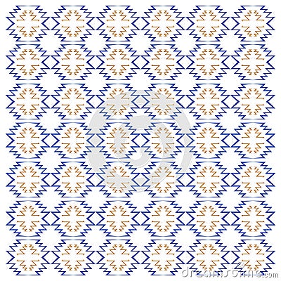 Blue Aztecs Luxury Pattern Texture Background Vector Illustration ...