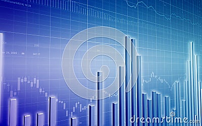 Blue Bar Graph Royalty-Free Stock Photo | CartoonDealer.com #16461501
