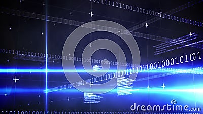 Black Technology Geometric Abstract Video Animation Stock Video - Video ...