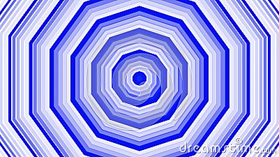 Blue Bold Decagon Star Simple Flat Geometric on White Background Loop ...