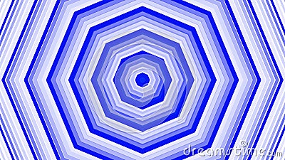 Blue Bold Octagon Star Simple Flat Geometric on White Background Loop ...