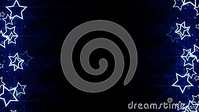 Blue Bright Glow Star Particle Loop Animation Stock Footage - Video of ...