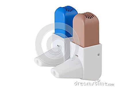 Blue And Brown Asthma Inhalers Royalty-Free Stock Photography ...