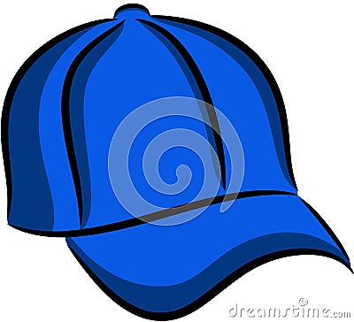 Blue Cap Cartoon Vector | CartoonDealer.com #24998151