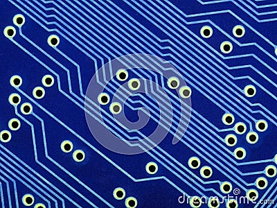 Blue Circuit Board Stock Photos - Image: 10301273