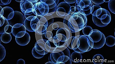 Blue Colored Bubble Background Animation, Seamless, Loopable, 4k UHD ...
