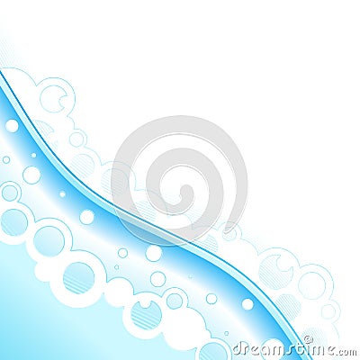 Blue Cool Funky Corner Design Stock Images - Image: 6454914