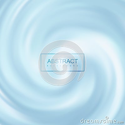 Blue Creamy Swirling Background. Vector Illustration | CartoonDealer ...