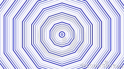 Blue Decagon Star Simple Flat Geometric on White Background Loop ...