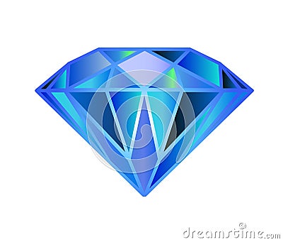 Blue Diamond Symbol Logo Vector Illustration | CartoonDealer.com #122082899