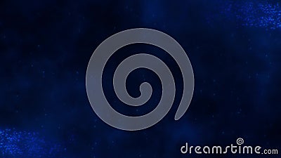 Blue Glowing Particles with Trail Intro Logo Background Stock Video ...