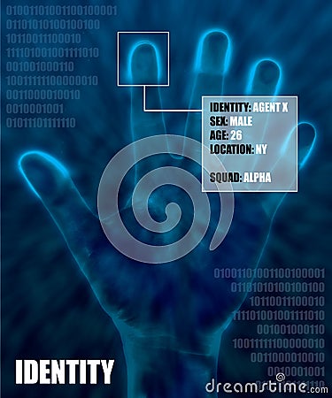 Blue Identity Info Royalty-Free Stock Image | CartoonDealer.com #1330522