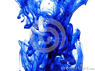 Blue Ink Royalty Free Stock Image - Image: 115516