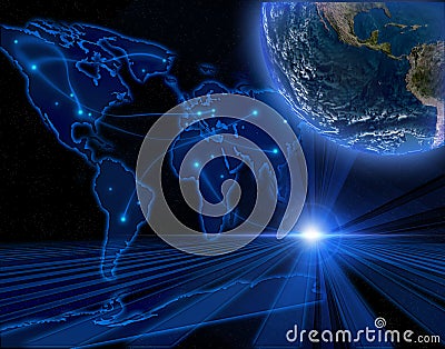 Blue Internet Background Royalty Free Stock Images - Image: 19848899