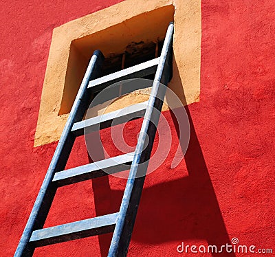 Blue Ladder Royalty-Free Stock Image | CartoonDealer.com #10369600