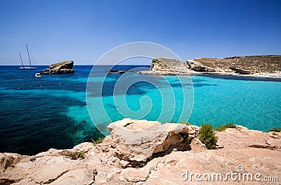 Blue Lagoon Malta Royalty Free Stock Photos - Image: 5672868