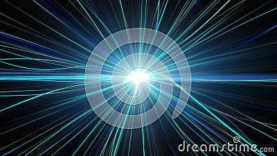 Blue Light Warp Loop Background Stock Footage - Video of ideas, science ...