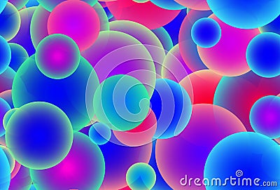 Blue Pink Bubbles Royalty Free Stock Photo - Image: 2439315