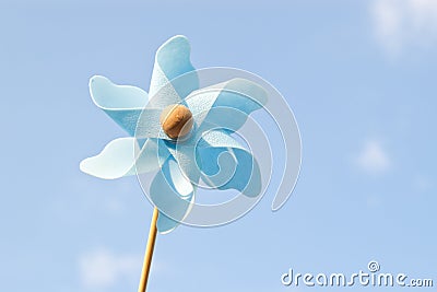 Blue Pinwheel Royalty Free Stock Photography - Image: 11070817