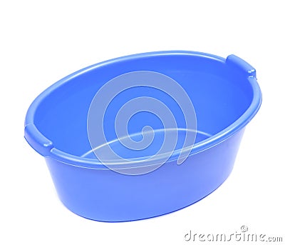 Blue Plastic Basin. Royalty-Free Stock Photo | CartoonDealer.com #37561263