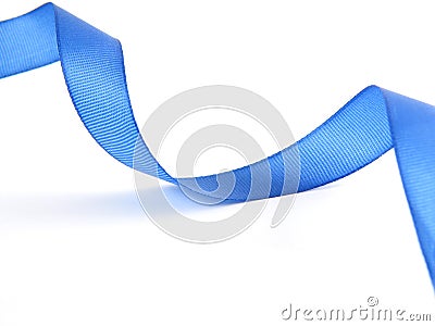 Blue Ribbon Crossing Stock Photo - Image: 220440