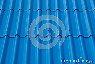 Blue Roof Texture. Royalty Free Stock Images - Image: 19551359