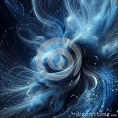 Blue And Silver Abstract Sine Wave Background Stock Photo ...