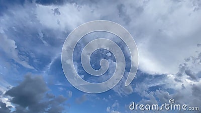 Blue Sky and Heavy Rain Clouds Stock Video - Video of heavy, cloudy ...