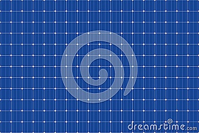 Blue Solar Panel Seamless Texture, Abstract System Collector From Poly ...