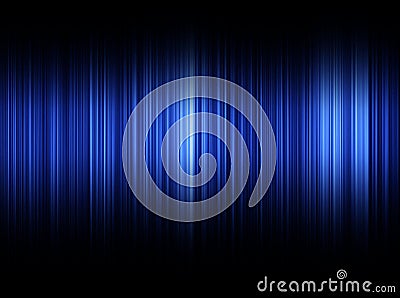 Blue Sound Waves Stock Photo - Image: 12025850