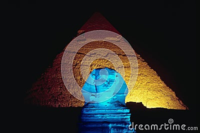 Blue Sphinx Stock Photo | CartoonDealer.com #3251088