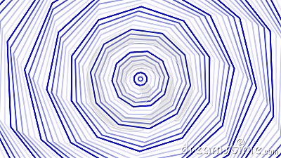 Blue Spin Decagon Star Simple Flat Geometric on White Background Loop ...