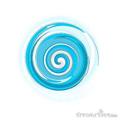 Blue Spiral Stock Photo - Image: 2017030
