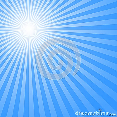 Blue Sun Rays Stock Image - Image: 1853641