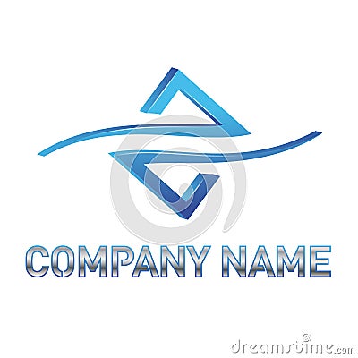 Blue Tech Logo Royalty Free Stock Photography - Image: 29480927