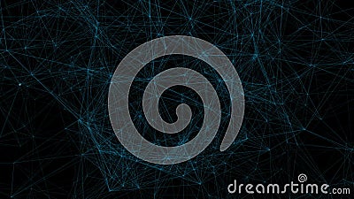 Blue Technology Lines Connectivity Animation Stock Video - Video of ...