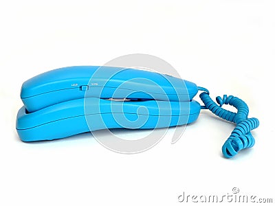 Blue Telephone Stock Images - Image: 126224