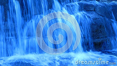 Blue Waterfall Royalty Free Stock Photos - Image: 6009978
