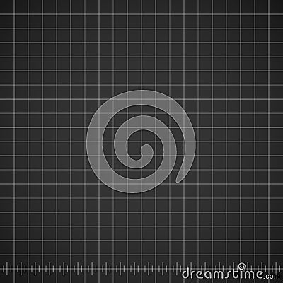 Blueprint Blank Drawing Template With Dark Background Vector ...