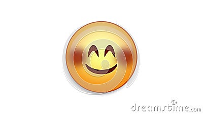 Blushing Emoji With Luma Matte Royalty-Free Stock Image | CartoonDealer ...