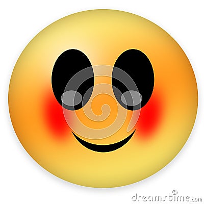 Blushing Smiley Royalty-Free Stock Photo | CartoonDealer.com #38262267