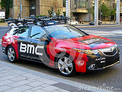 BMC Team Car Editorial Photography - Image: 22981377