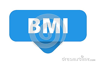 Bmi Sticker. Bmi Sign On Transparent Background Vector Illustration ...