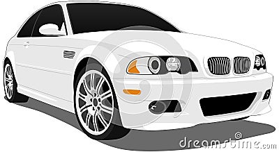 BMW M3 Cartoon Vector | CartoonDealer.com #8232949