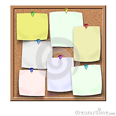 Board With Reminders Stock Images - Image: 18105904