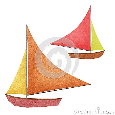 Boat Made From Recycled Paper Stock Photo | CartoonDealer.com #25766772