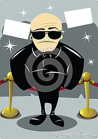 Body Guard Vector Illustration | CartoonDealer.com #26946164