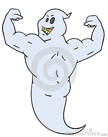 Bodybuilder Ghost Stock Photography - Image: 33888632