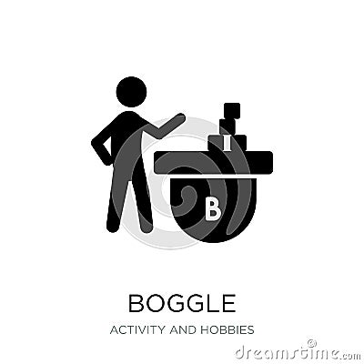 Boggle Icon In Trendy Design Style. Boggle Icon Isolated On White ...