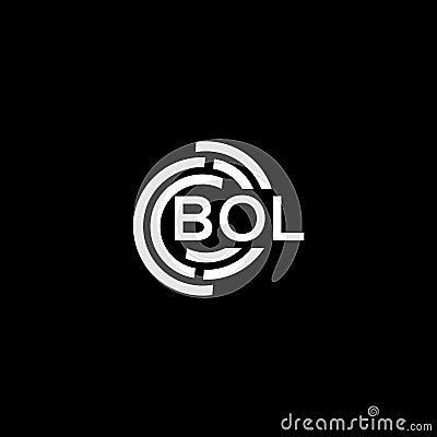 BOL Letter Logo Design On Black Background. BOL Creative Initials ...